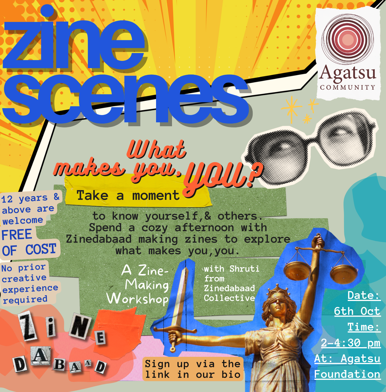 Restorations: A Zine-Making Workshop about Self-Care | Agatsu Foundation