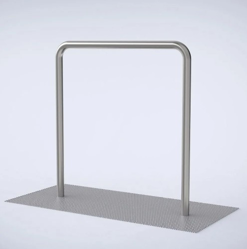 AB_153 Fahrradanlehnbügel aus Edelstahl | STOWY