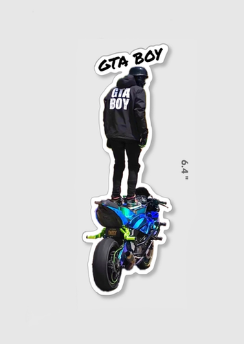 GTA BOY Standing on business sticker | My Site 1