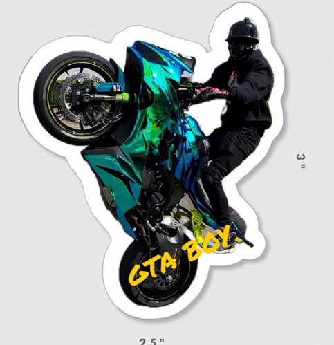 GTA BOY Hobgoblin wheelie sticker | My Site 1