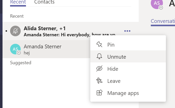 Notifications in Microsoft Teams – Amanda Sterner