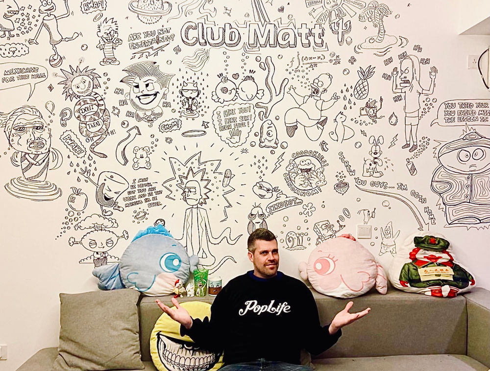 character mural - my wall at home