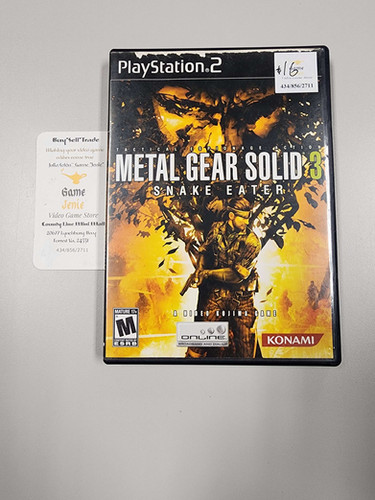 Metal Gear Solid 3 Snake Eater PS2 | Game Jenie