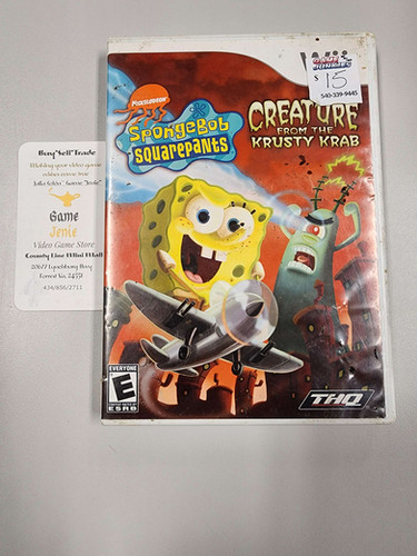 SpongeBob SquarePants Creature From the Crusty Crab Wii | Game Jenie