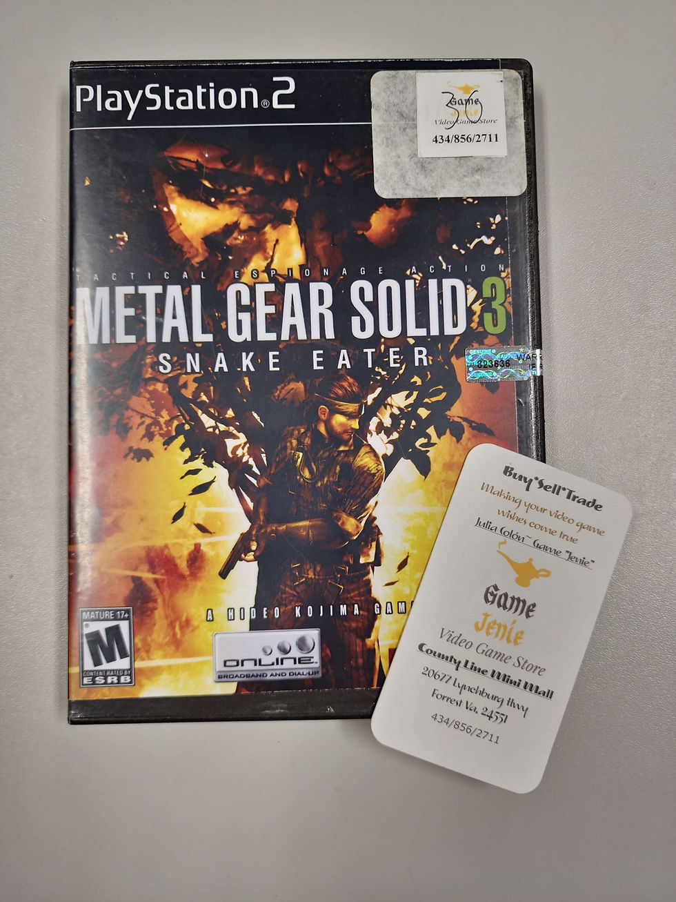 Metal Gear Solid 3 Snake Eater PS2 | Game Jenie