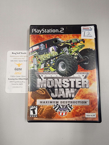 Monster Jame Maximum Destruction PS2 | Game Jenie