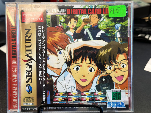 Neon Genesis Evangelion Digital Card Library Saturn | Game Jenie