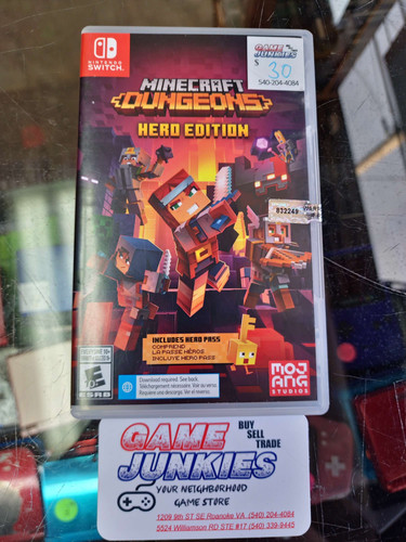 Minecraft Dungeons Hero Edition Switch | Game Jenie
