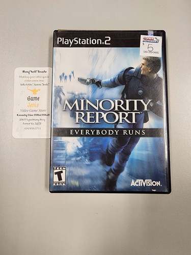 Minority Report PS2 | Game Jenie