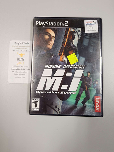 Mission Impossible Operation Surms PS2 | Game Jenie