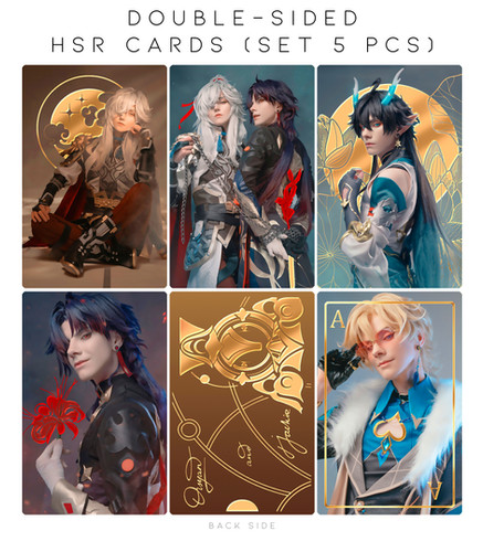 Full set: exclusive HSR cosplay cards | OVSYAN