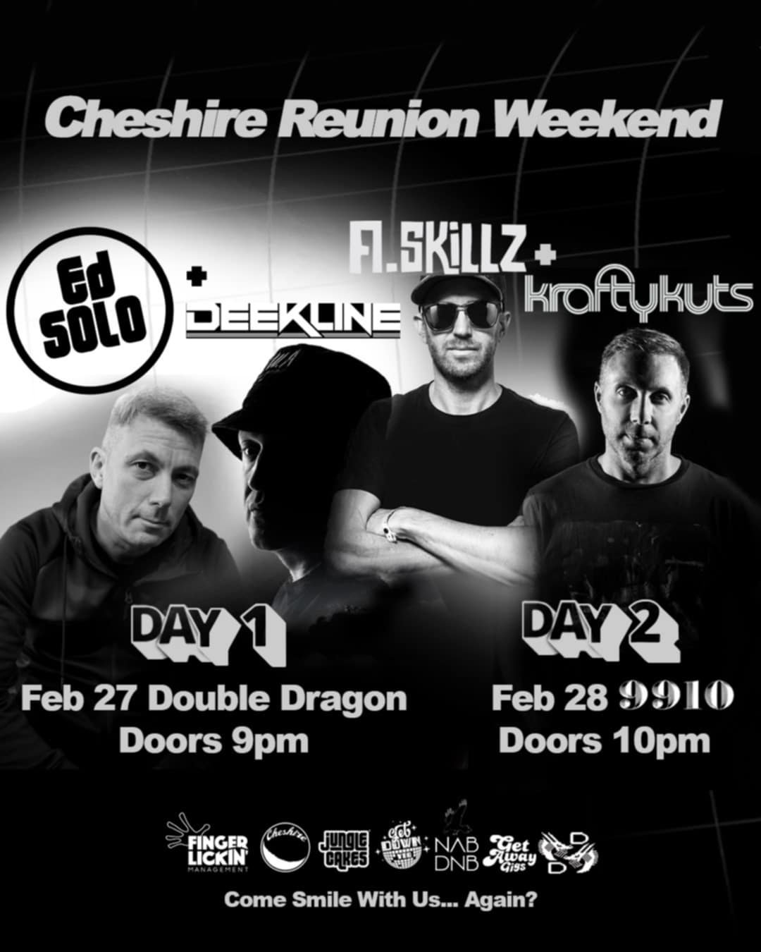 Cheshire Productions Reunion Weekend - 2 Day Event with Ed Solo ...