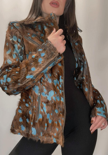 Madison Moto Fur Jacket | Charlies Leather