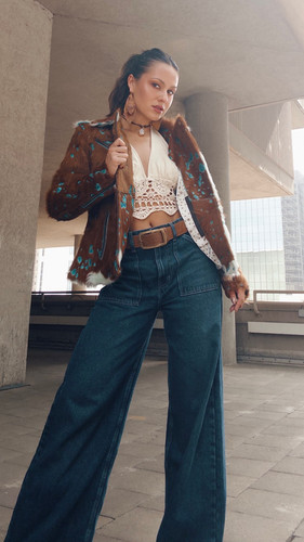 Premium Madison Moto Fur Jacket | Charlies Leather