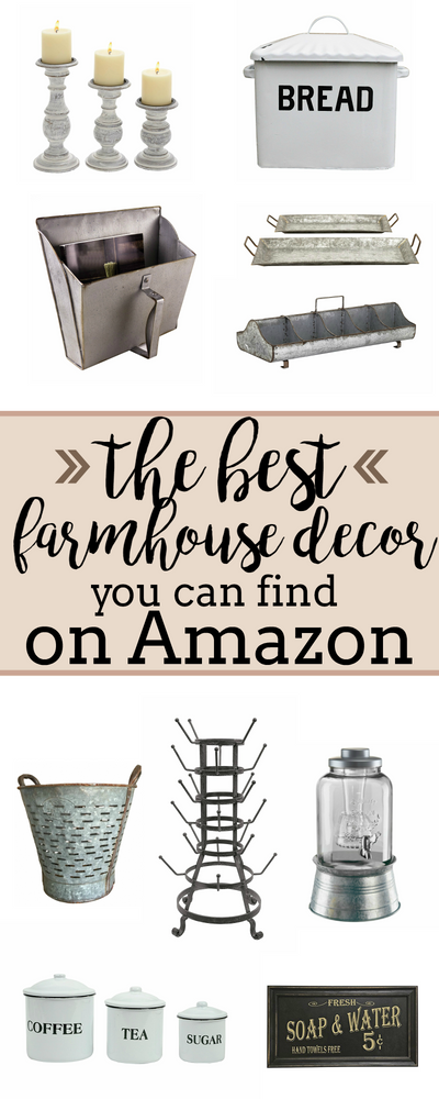 {The Best} Farmhouse Decor You Can Find on Amazon