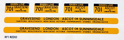 Green Line RF Route 701 (1960-70's) | LBRT Model Transfers