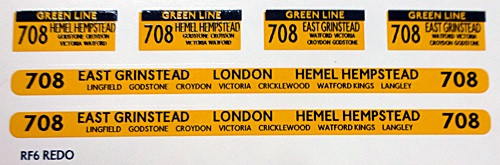 Green Line RF Route 708 (1960-70's) | LBRT Model Transfers