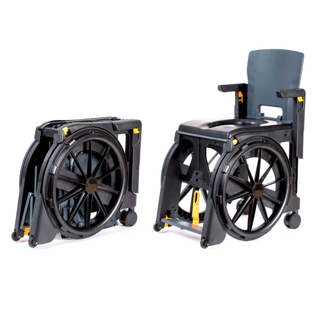 Seatara Wheelable Travel Commode
