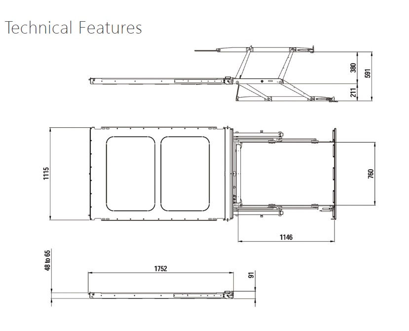 F6 Underfloor Wheelchair Lift