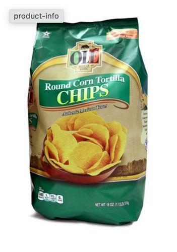 Ole Tortilla chips | Real Food To-Go