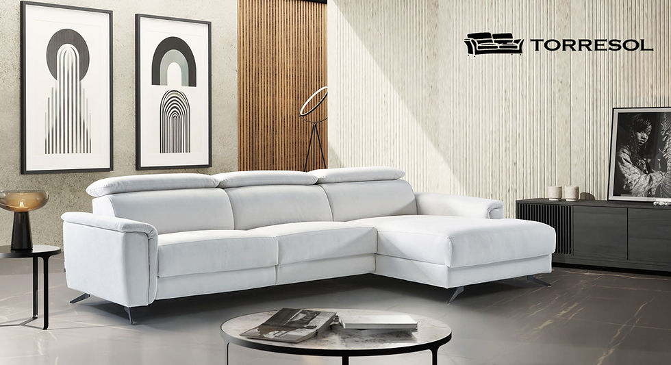 Chaise longue Light relax motor 3 plazas de Torresol | Sofassimo