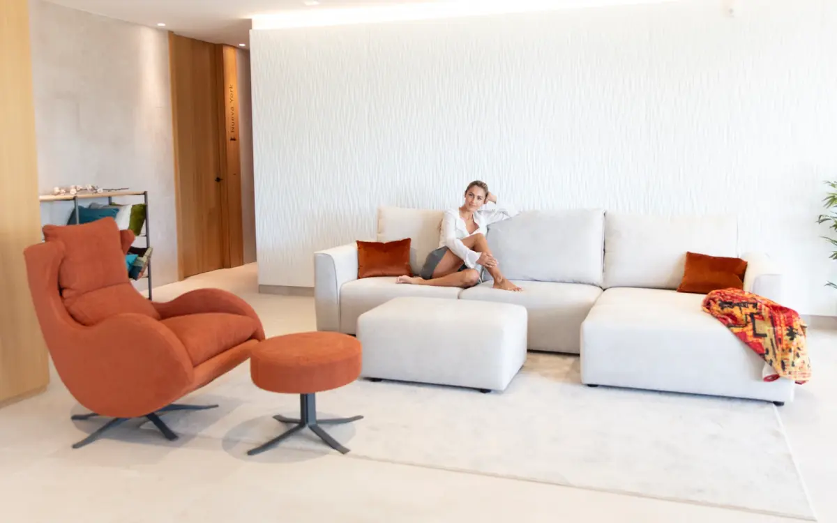 Chaise longue Nora rectangular de Fama | Sofassimo