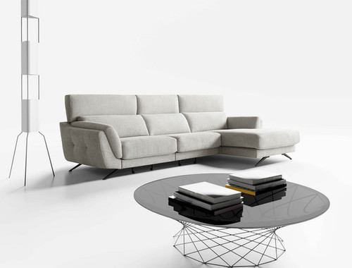 Chaise longue extraíble carro Rolling fondo reducido | Sofassimo