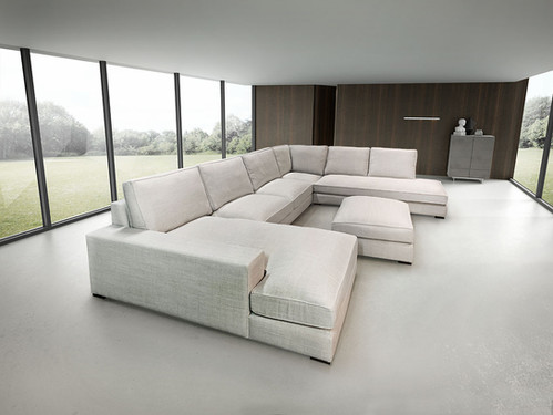 Rinconera doble con chaise longue Ted TD Line by Tempo | Sofassimo