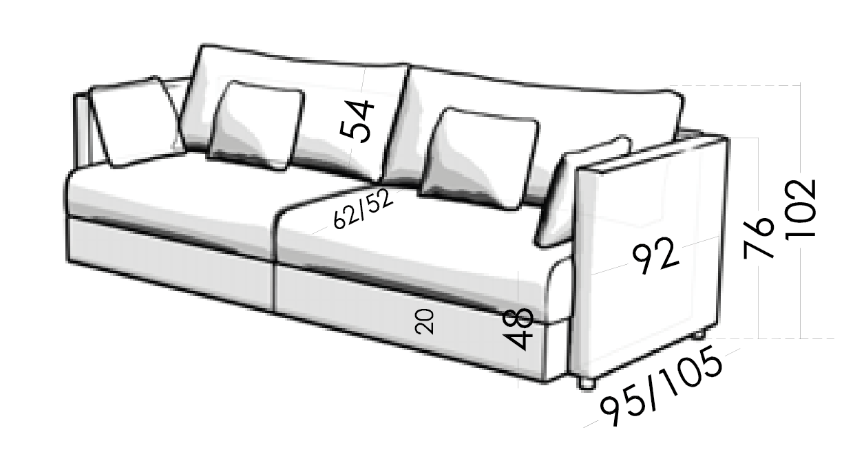 Sofá Hector de Fama | Sofassimo
