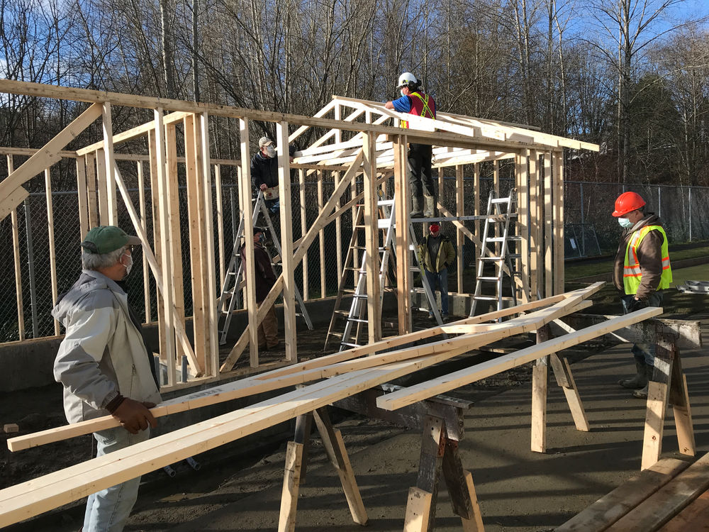 Day 15 - Trusses and Strapping Installed