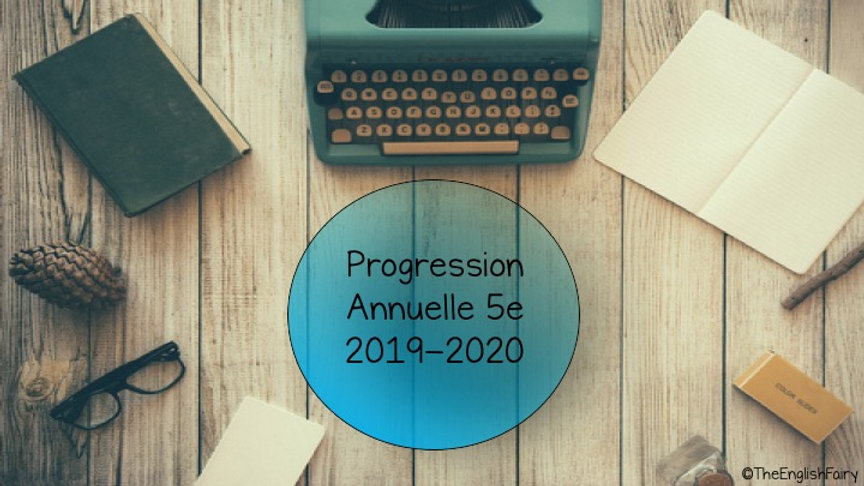 Progression annuelle 5e