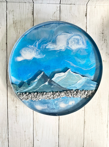 Mountains Blue | Murphy Wood Art