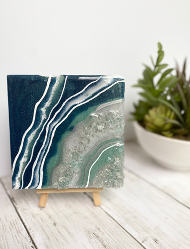 "A Slice of Heaven" Geode Art | Murphy Wood Art