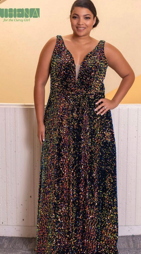 Athena Prom Glitter & Sequin Long Formal Dress & Prom Dress | Prom ...