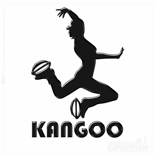 Adesivo Kangoo Jumps Resinado3D | adesivosesportivos3d