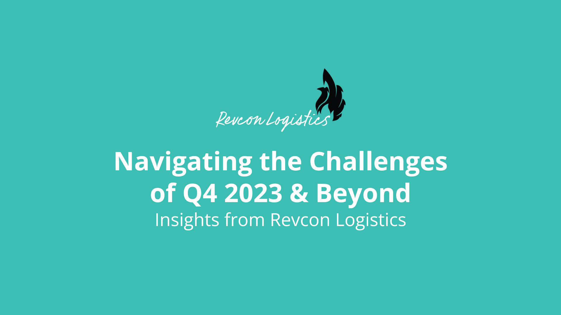 Navigating the Challenges of Q4 2023 & Beyond: Insights from Revcon ...