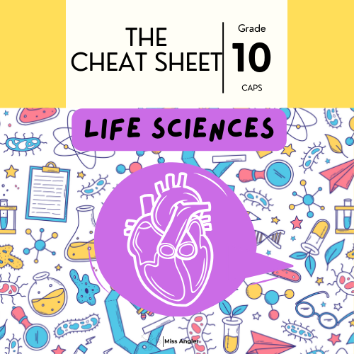The Cheat Sheet: Grade 10 Life Sciences | Miss Angler