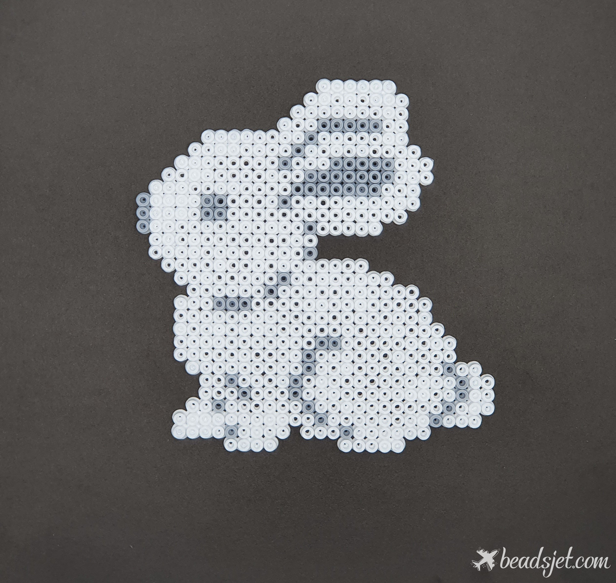 Big perler beads easter bunny