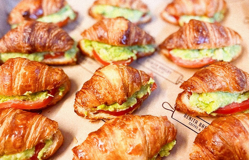 Mini Savoury Croissant Box B | Benita Bakery