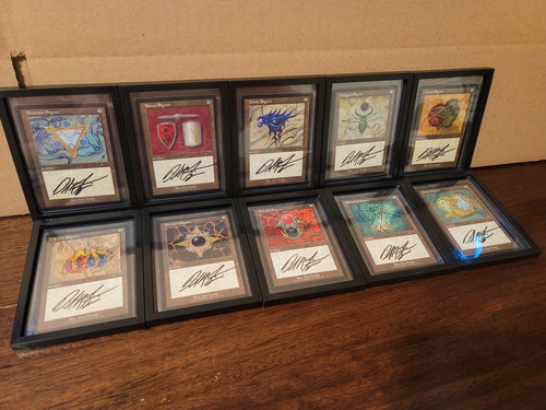 Set of 10 Retro Frame Signet Collection | MTG Artist Signature