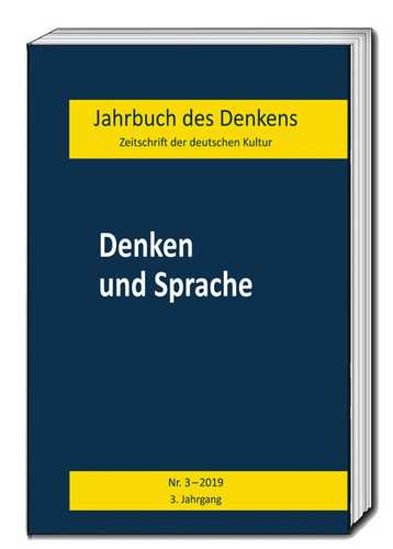 Jahrbuch des Denkens / Denken und Sprache | Verlag T. Bautz GmbH