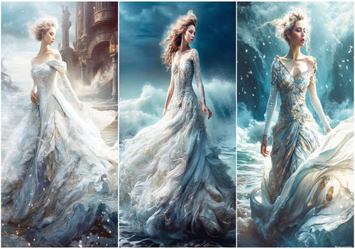 0574 - Ocean Beauties | Reba Rose CreationsA4 Rice Paper 11.75 x 8 ...