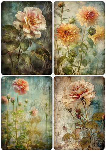 Gentle Summer Digital Downloads | Reba Rose Creations5 Images 8.25 x 11 ...