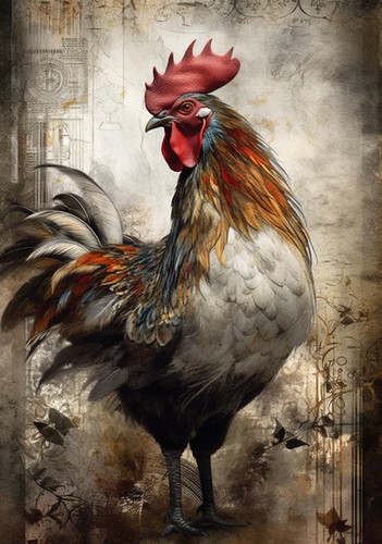 0594 - Chicken Scrap | Reba Rose CreationsA4 Rice Paper 11.75 x 8 ...