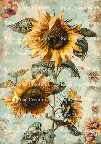 Sunflowers Two | Reba Rose Creations High quality, high resolution ...