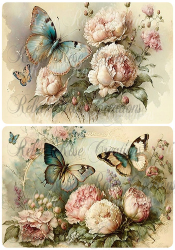 0306 - Shabby Spring | Reba Rose CreationsA4 Rice Paper 8.2 x 11.745 ...