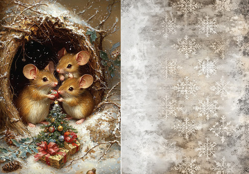 A3-91-Busted Mice | Reba Rose Creations11x17 A3 Rice paper 30 Gsm ...