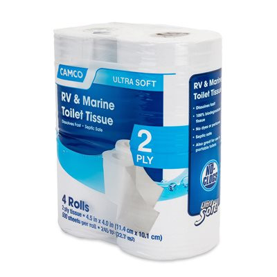 TST 2 Ply Toilet Tissue - 4 Rolls, 500 sheets | Clark's Outfitters