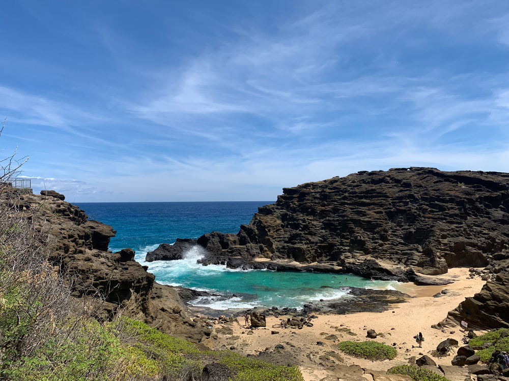Halona Blowhole & Cockroach Cove in Hawaii
