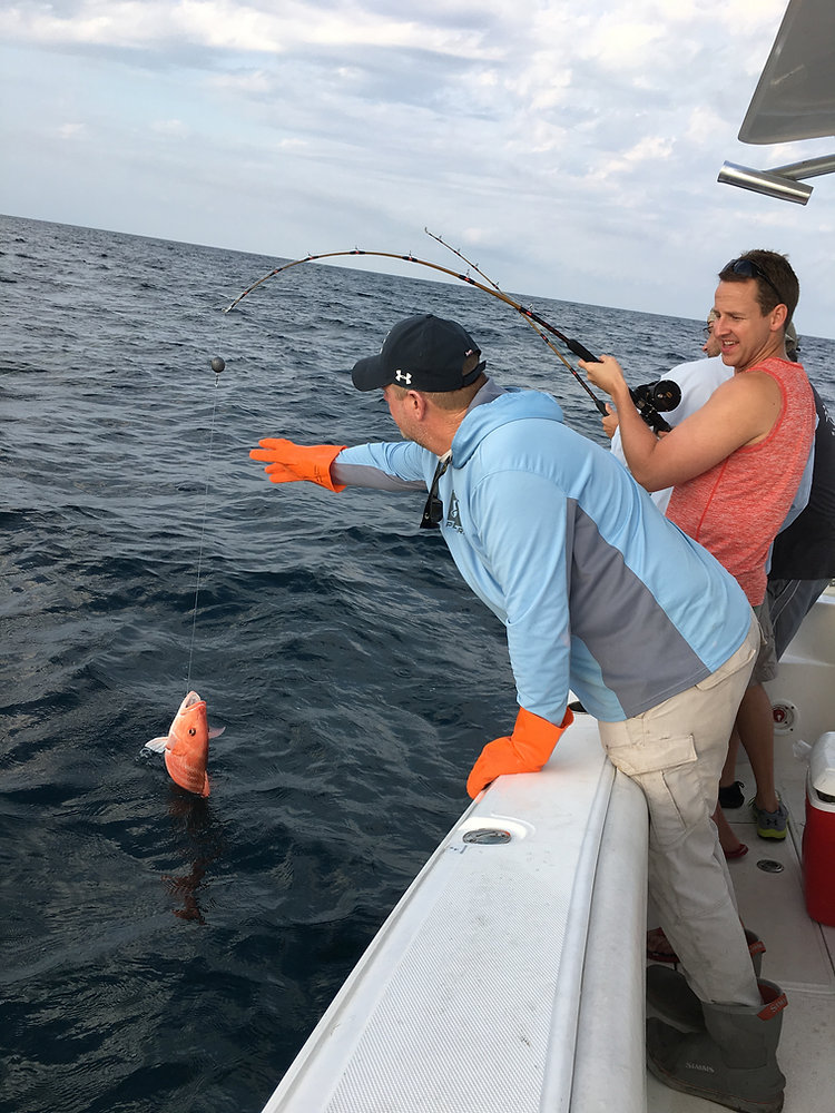 Deep Sea Fishing with Hooked Charters